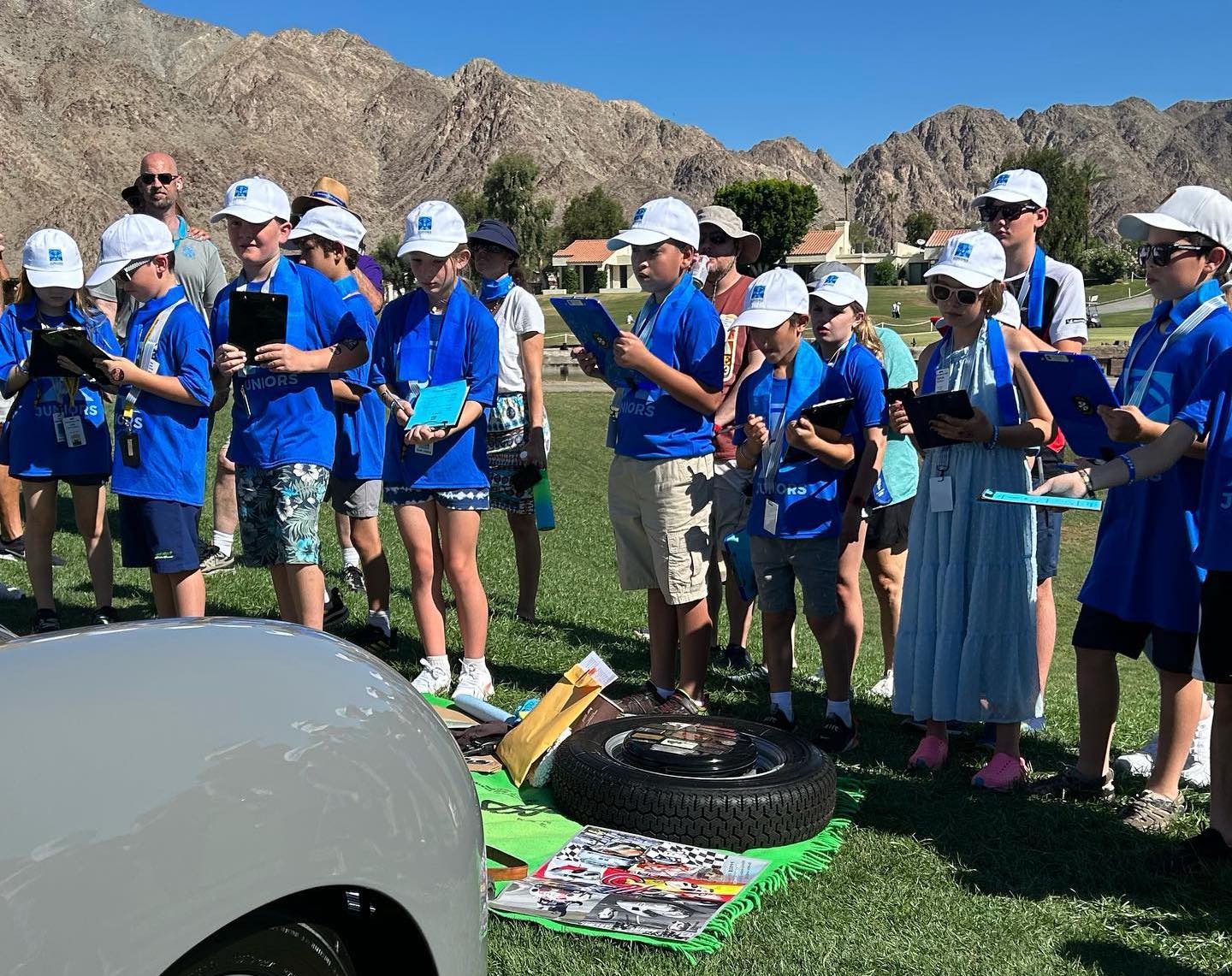 PCA Juniors Concours judging at Palm Springs Porsche Parade | The ...