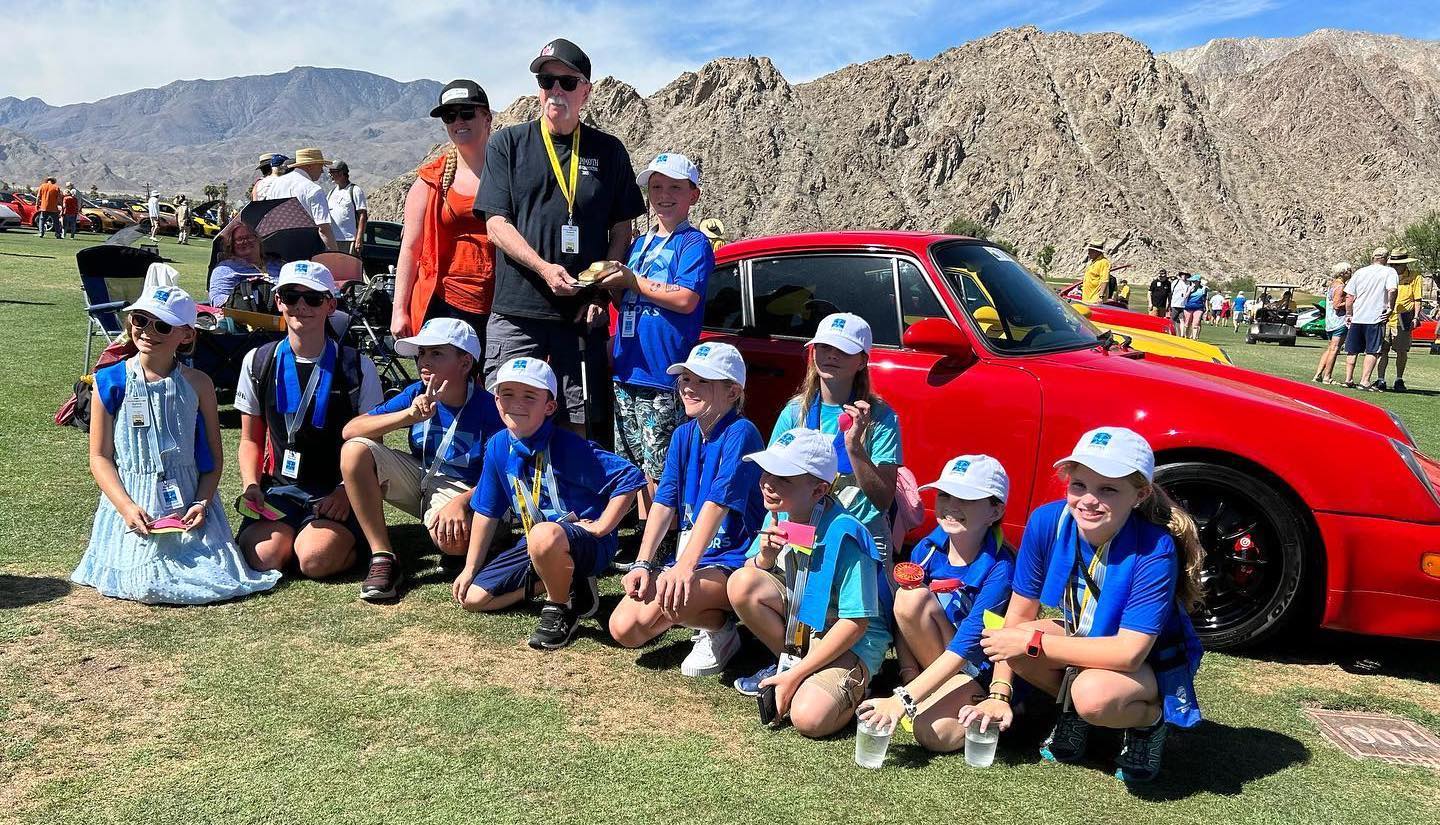 PCA Juniors Concours judging at Palm Springs Porsche Parade | The ...