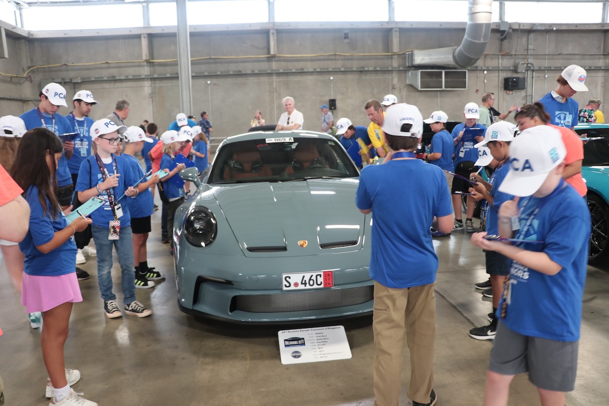 PCA Juniors Judging at Oklahoma City Porsche Parade | The Porsche Club ...
