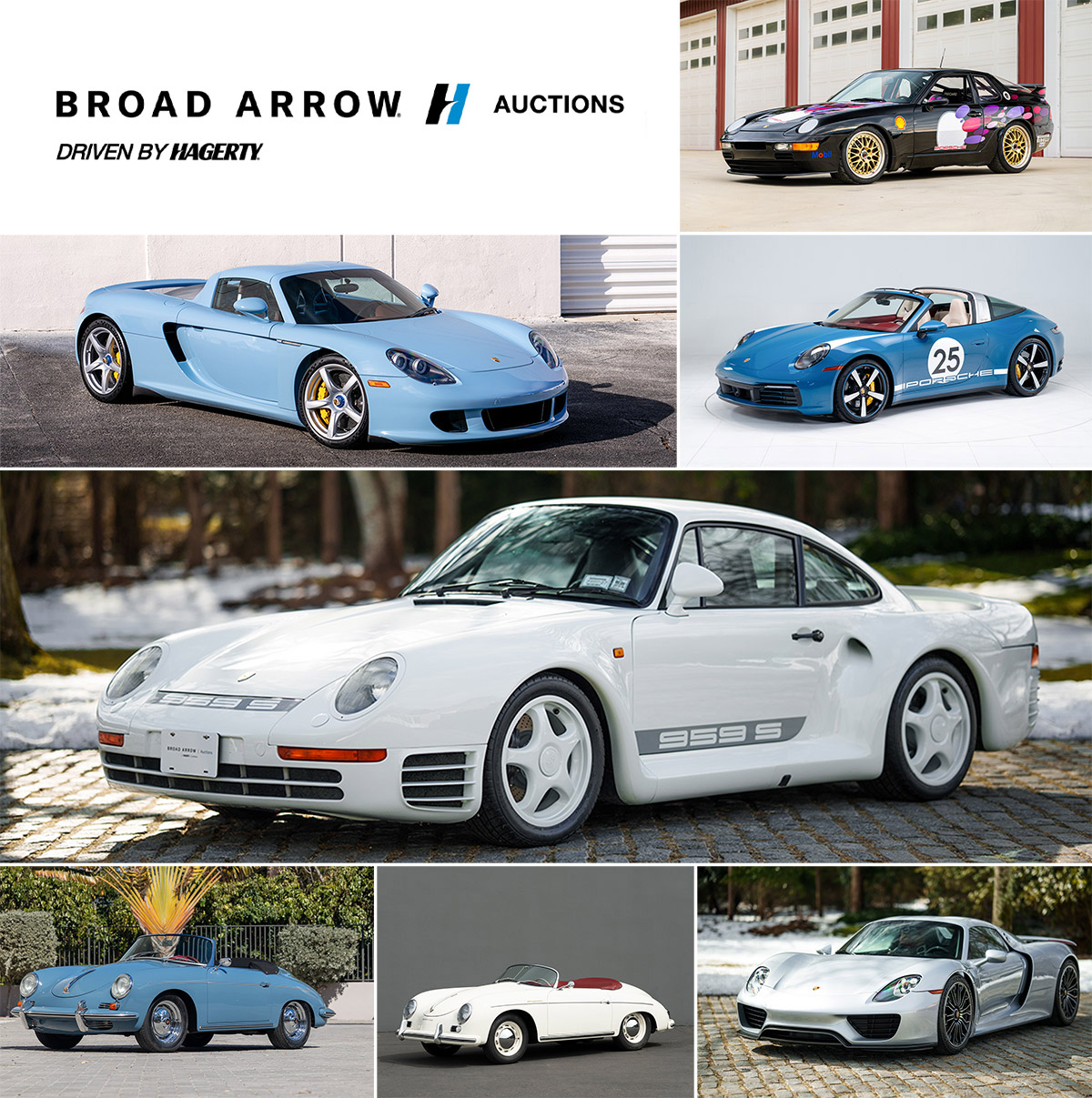 Broad Arrow is bringing an exceptional lineup of Porsches to their ...