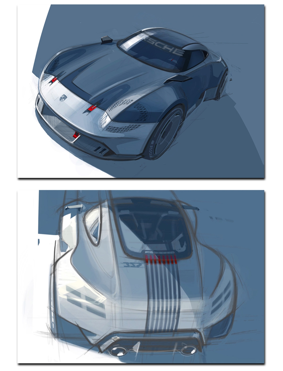 Porsche Vision 357 Concept has 356 style, GT4 RS guts, and an electric ...