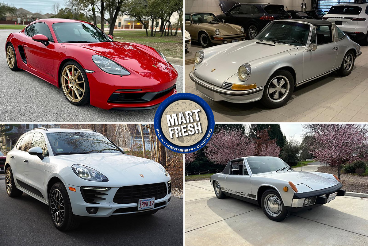1971 Porsche 911S Targa, 1973 914 1.7, 2017 Macan S, or 2024 718 Cayman ...