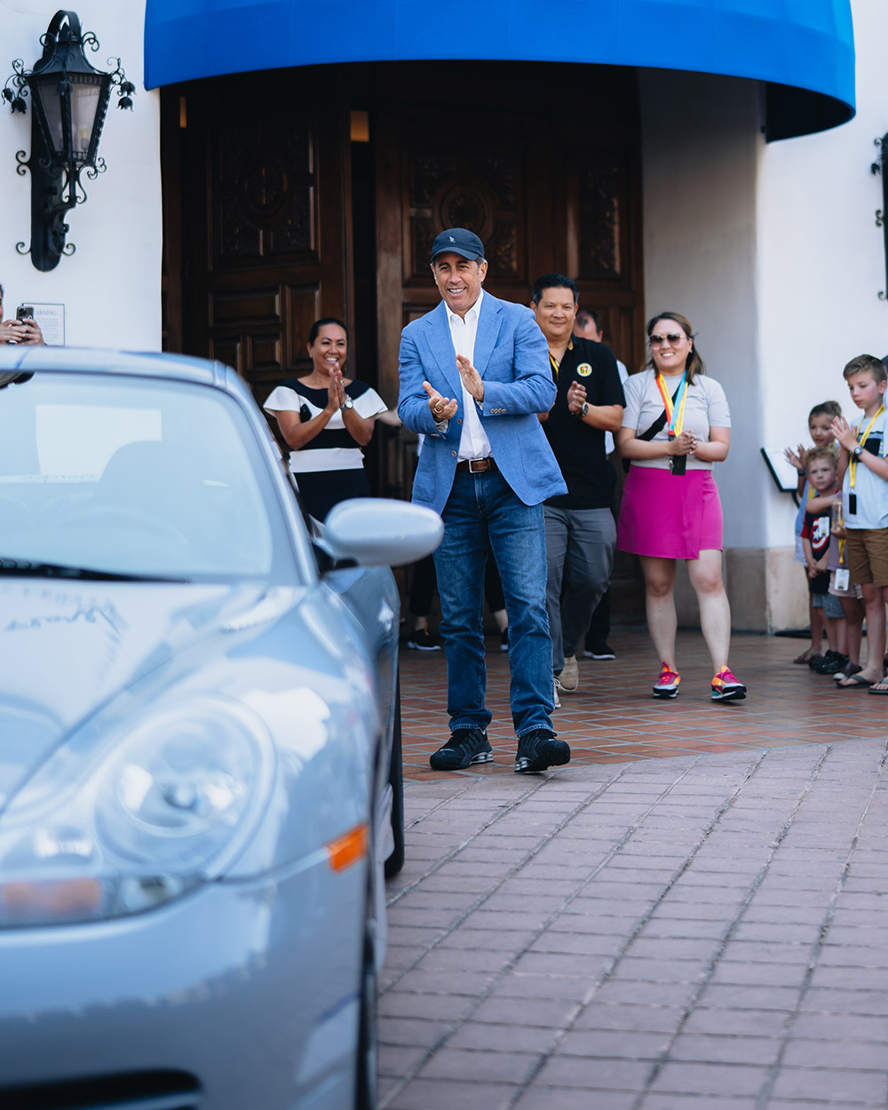 Jerry Seinfeld picks up 911 Classic Club Coupe at Porsche Parade ...