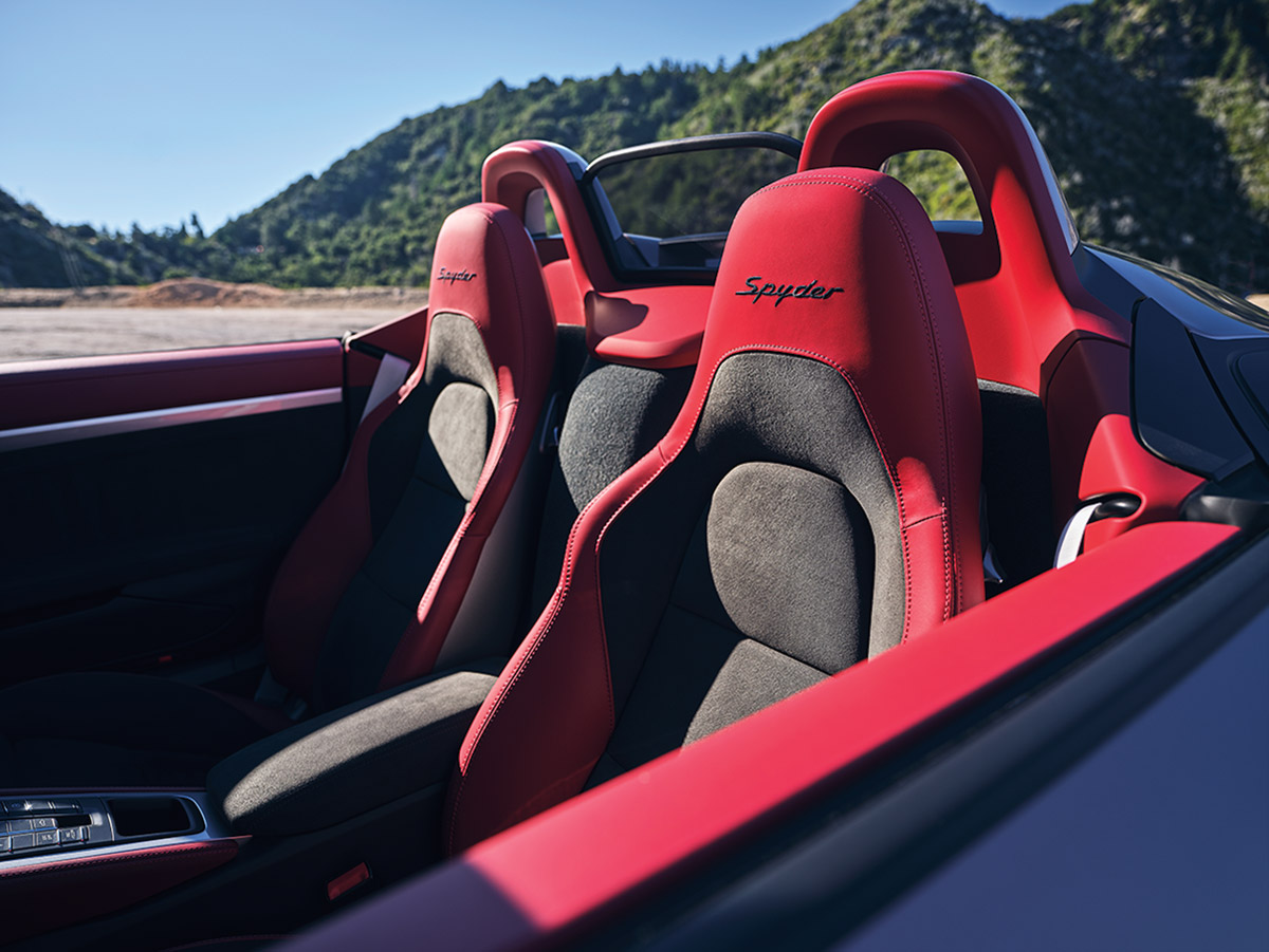 Pink Paradox: The cheery berry exterior masks this Spyder's gut ...