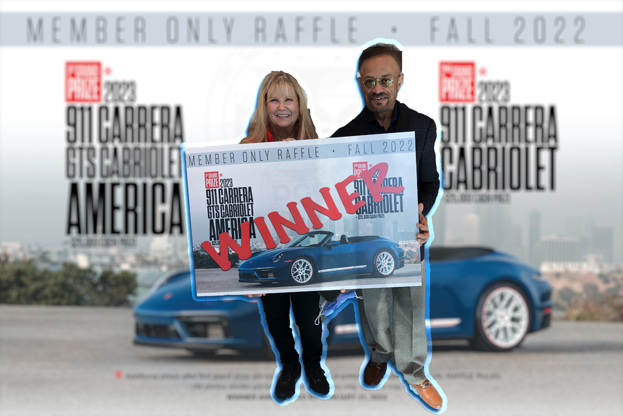 Here are the Fall 2022 Member Only Raffle Winners! | The Porsche Club ...