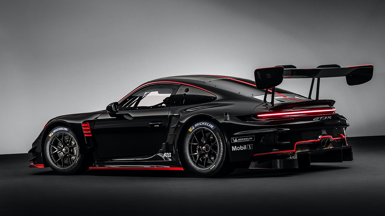 New Porsche 911 GT3 R Gets 4 2 liter Flat Six Aero And Chassis