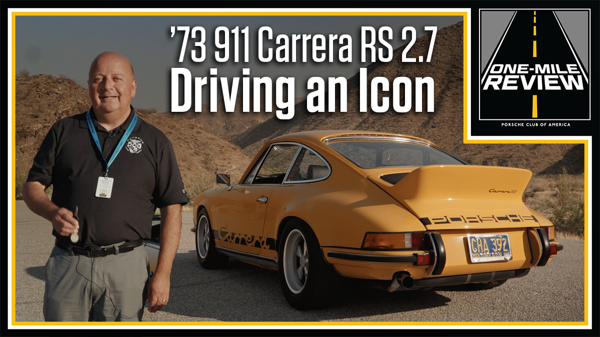 1973 Porsche 911 Carrera RS 2.7 Touring: Driving an Icon | One-Mile ...
