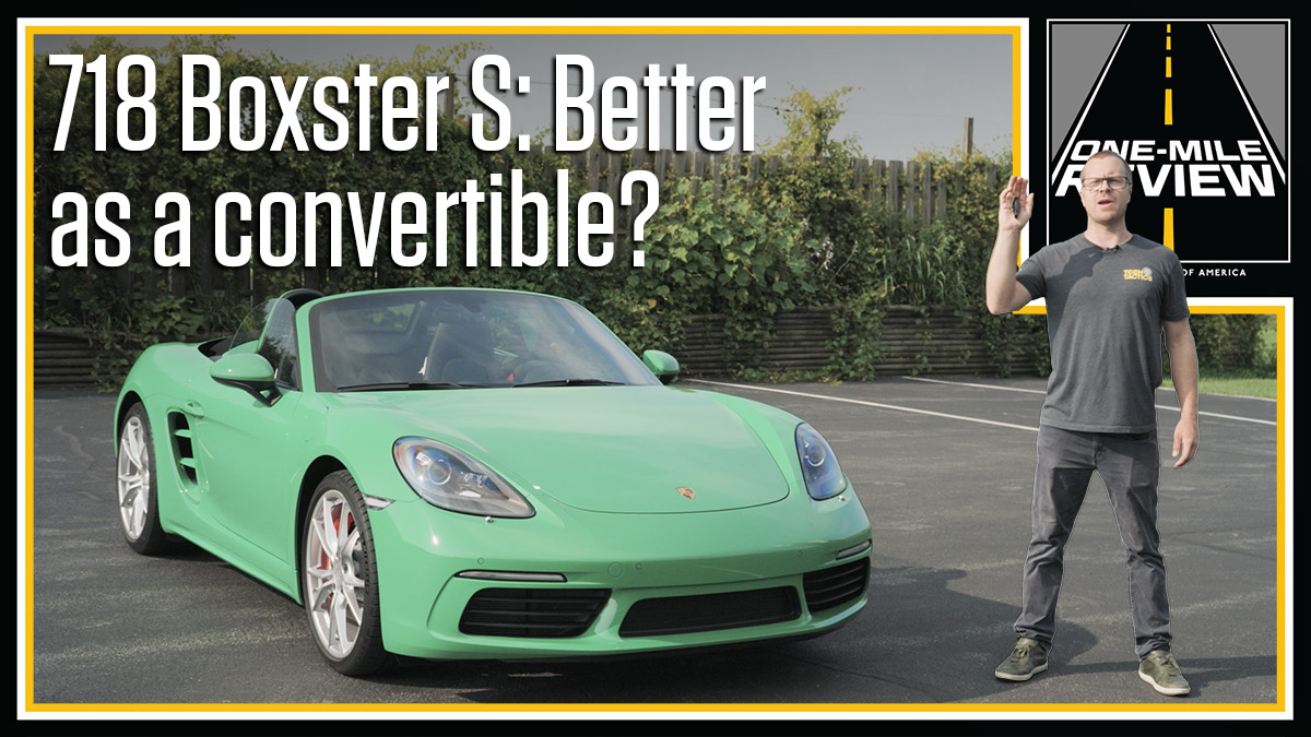 2023 718 Boxster S: Does a convertible top make the 718 better? | One ...