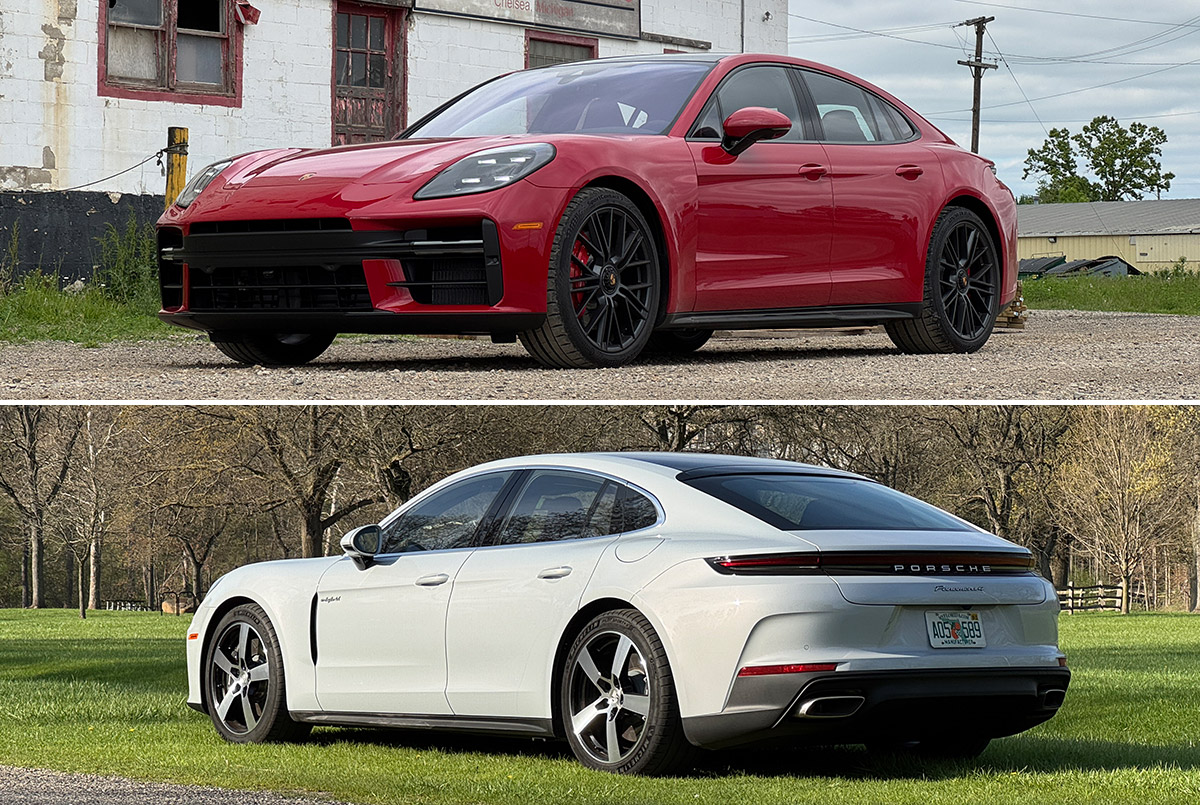 The Panamera Dichotomy: 4 E-Hybrid, GTS take divergent paths to similar ...