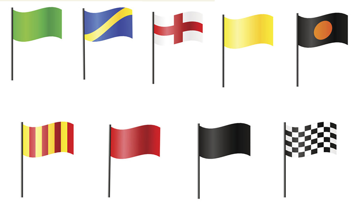 What do flags mean at a DE or track day? | The Porsche Club of America
