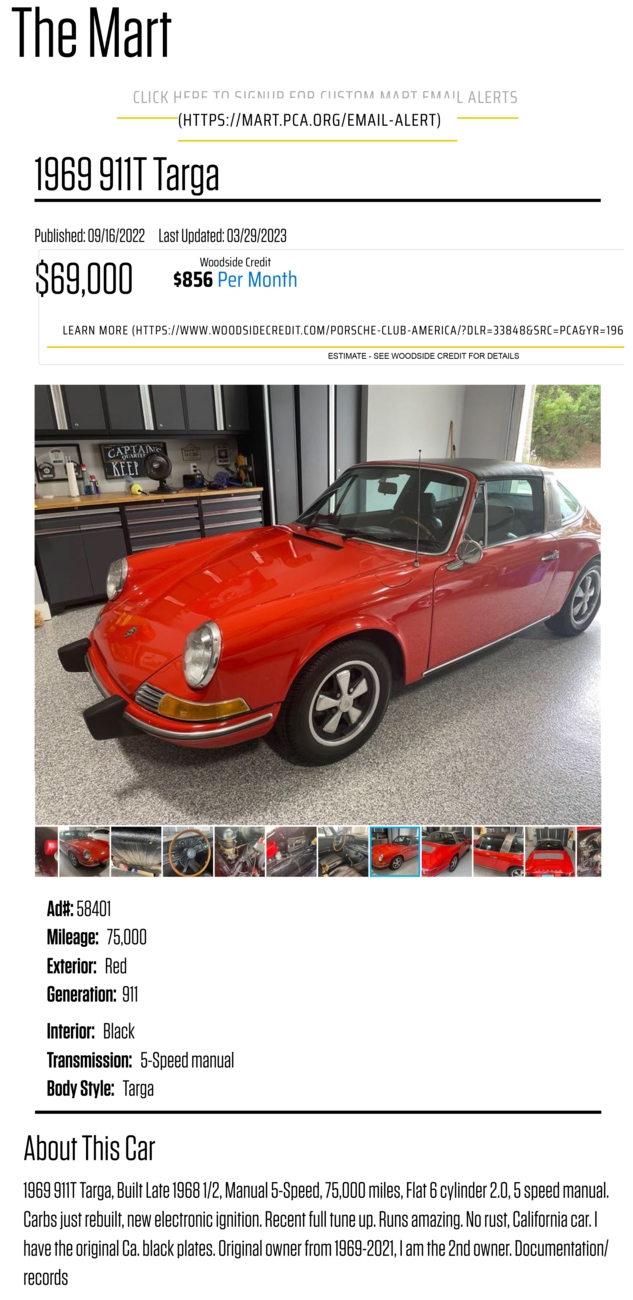 Is it time to think about a long-hood 1964-1973 Porsche 911 again ...