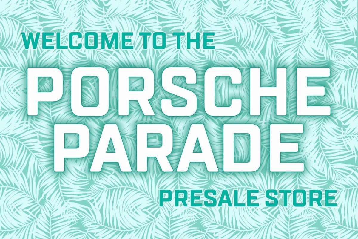 Get your Porsche Parade 2019 items at the Parade Store! | The Porsche ...
